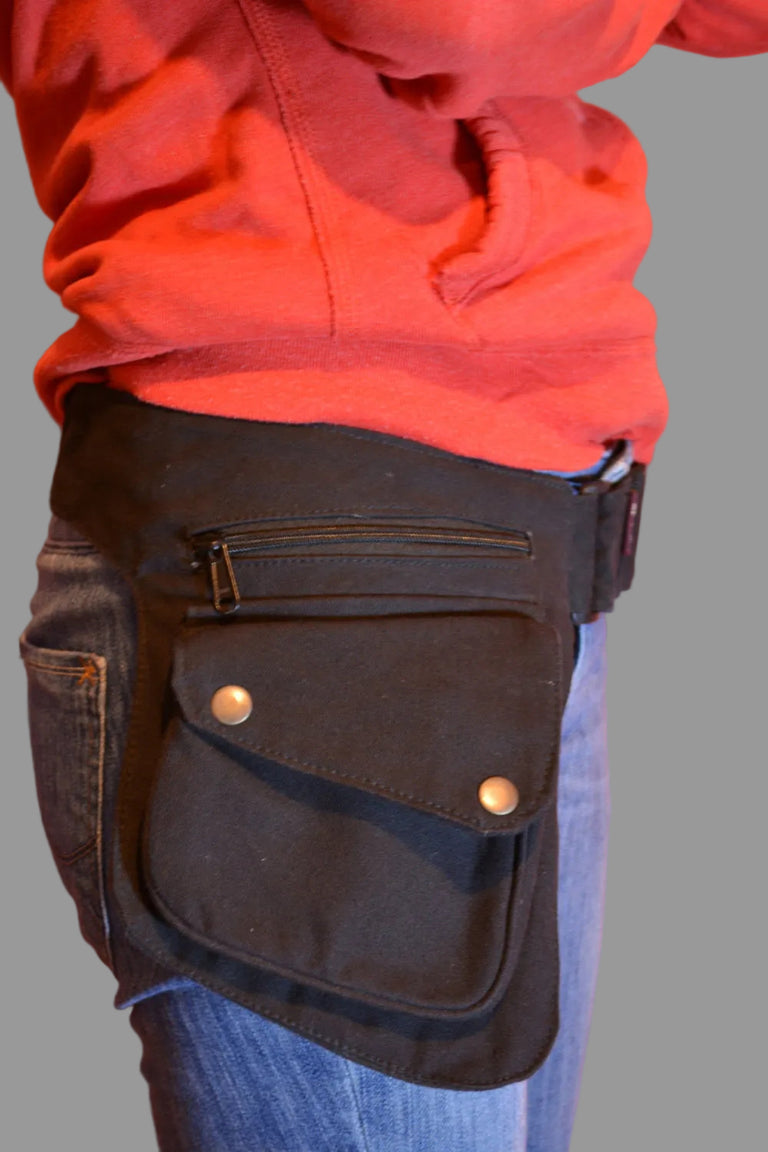 Men's Canvas Utility Belt-Black - Canvas Utility Belt For Men-Black ...