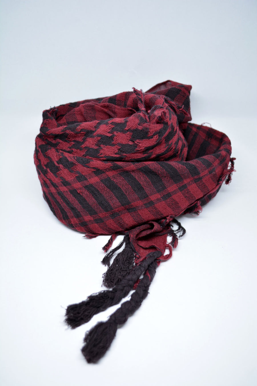Mens Keffieyh Scarf-Burgundy – edocollection