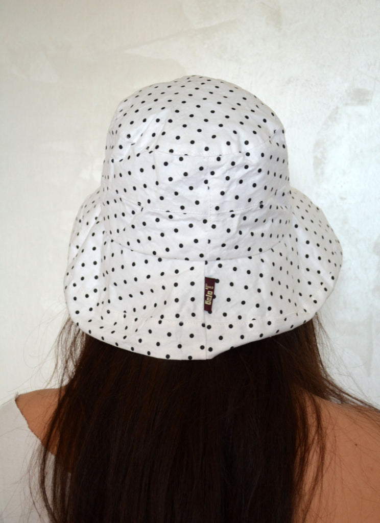 White Hat For Women- Dotted - edocollection